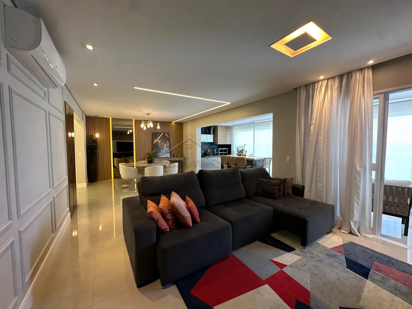 Cinematográfico Splendor Blue 3 suites - Frente para o banhado